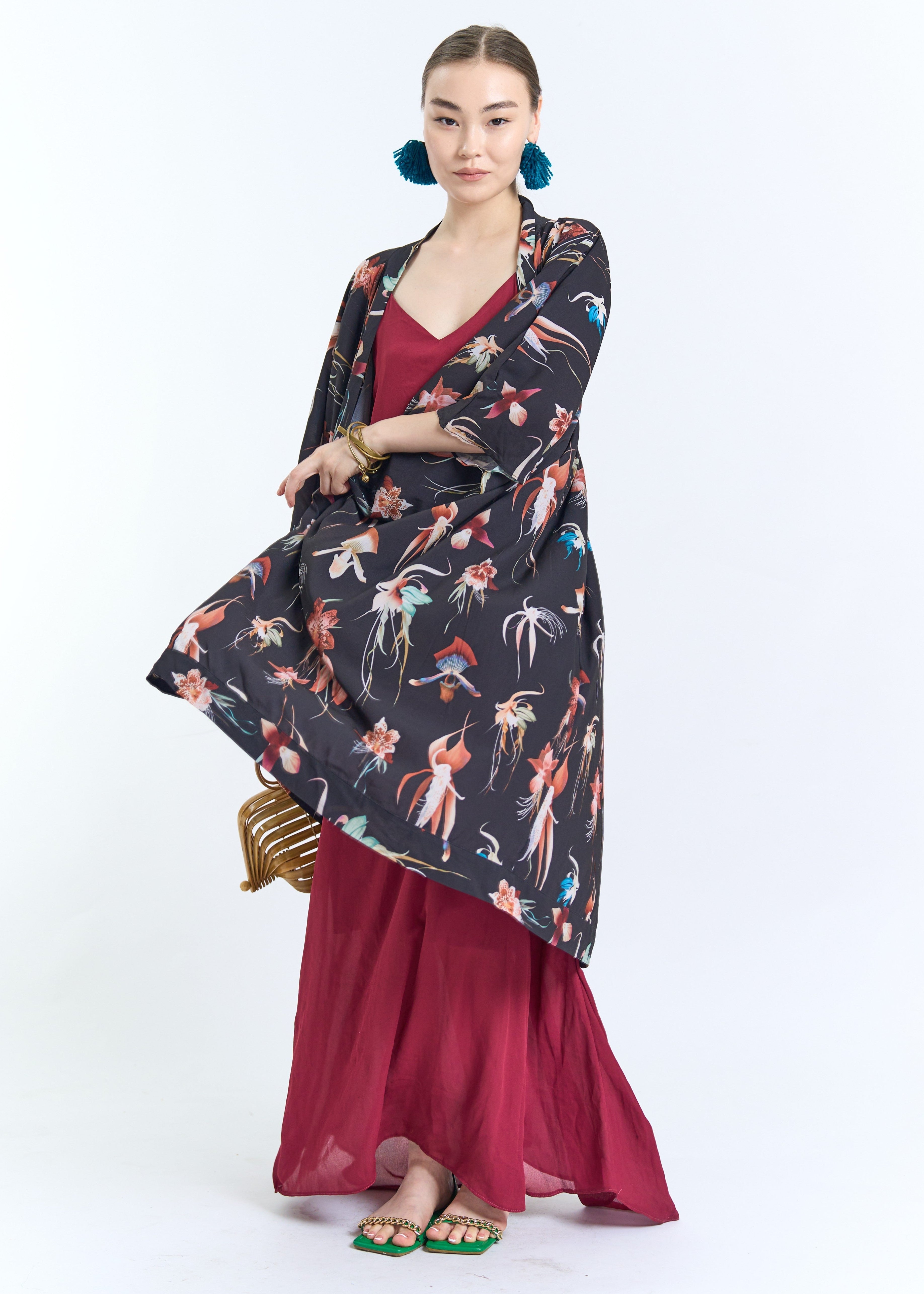 PARALUMAN Flowy Kimono – AMU